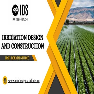 Precision in Irrigation Design and Construction by Irri Design Studio | PDF