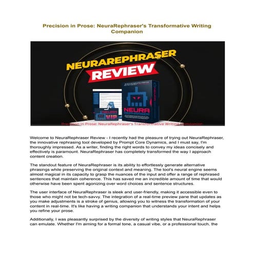 Precision in Prose- NeuraRephraser's Transformative Writing Companion.pdf