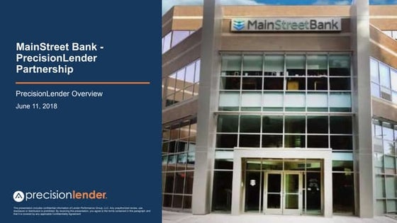 PrecisionLender Overview for BSCU | PPTX