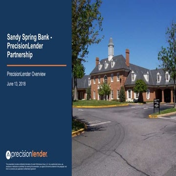 Sandy Spring Bank | PPTX | Business Banking & Finance | Business