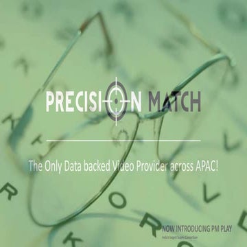Precision match ppt 2015 | PPTX | Business | Business and Finance