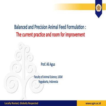 Balanced and Precision Animal Feed Formulation: Enhancing Efficiency ...