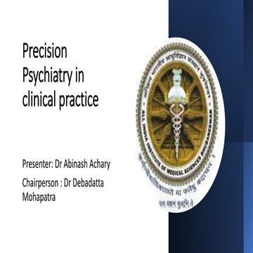 Precision Psychiatry .pptx