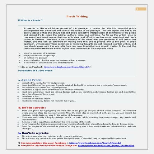 Precis writing | PDF | Geology | Science