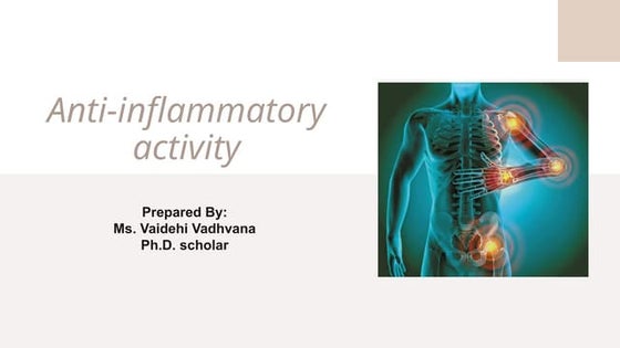 Screening Models of Anti-Inflammatory Drugs | PPTX