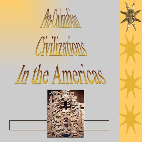 Pre Columbian History | PPT