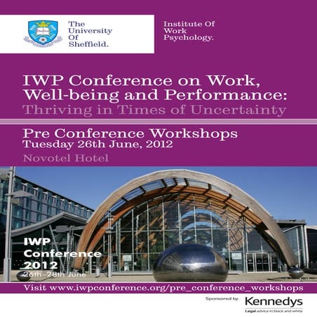 Pre Conference Workshop Brochure | PDF