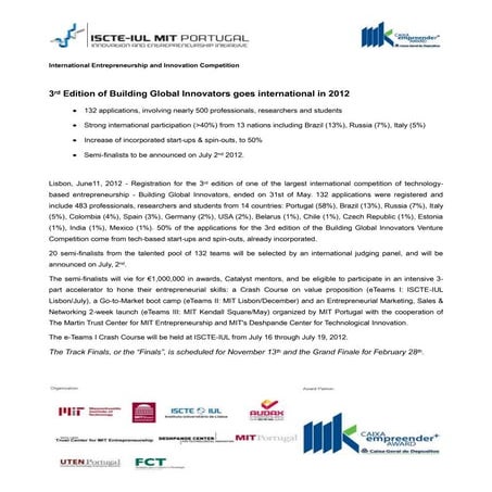 Building Global Innovators going global! | PDF | Business | Business ...