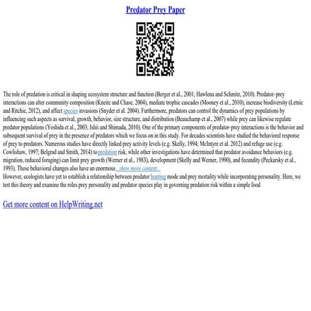 Essay For Environment