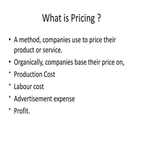 Predatory pricing as an abuse of dominant position | PPTX