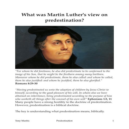 Predestination | PDF