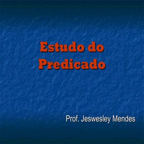 Predicados | PPT