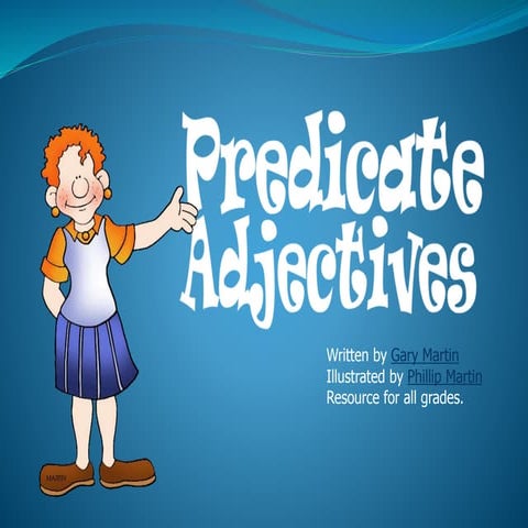 Predicate adjectives | PPTX