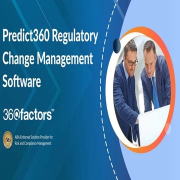 How to Empower Your Regulatory Change Management Process With AI | PPTX