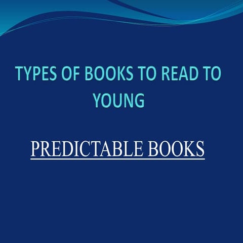 Predictable books | PPTX