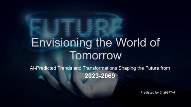 100 Years From Now: Projecting the Year 2125 | PDF