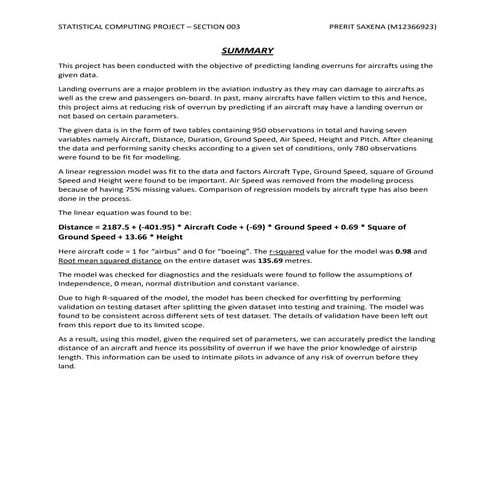 Flight Data Analysis | PDF
