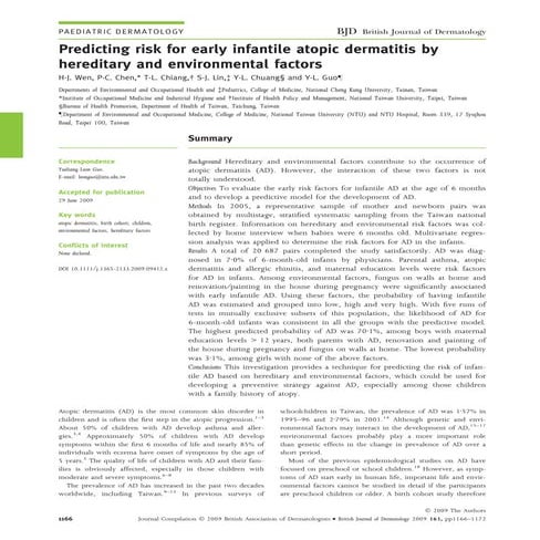 Predicting risk for early infantile atopic dermatitis by.pdf