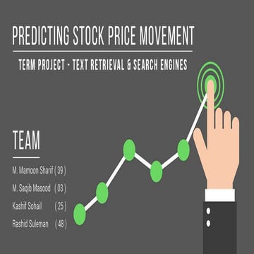 Predicting stock price movement Using Machine Learning | PPTX