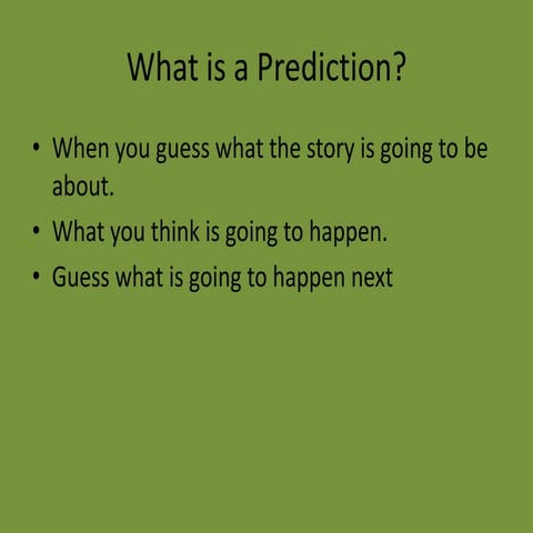 Prediction | PPT
