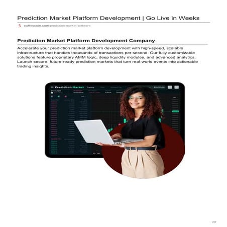 Prediction Market Platform Development | Go Live in Weeks | PDF