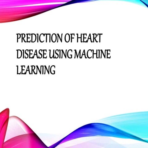 Machine Learning for Disease Prediction