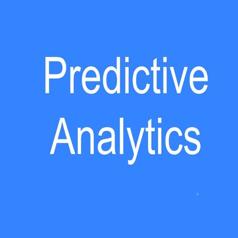 Prediction tool | PPSX | Artificial Intelligence | Technology & Computing