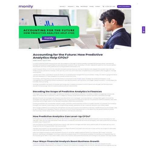 Accounting for the Future: How Predictive Analytics Help CFOs? | PDF