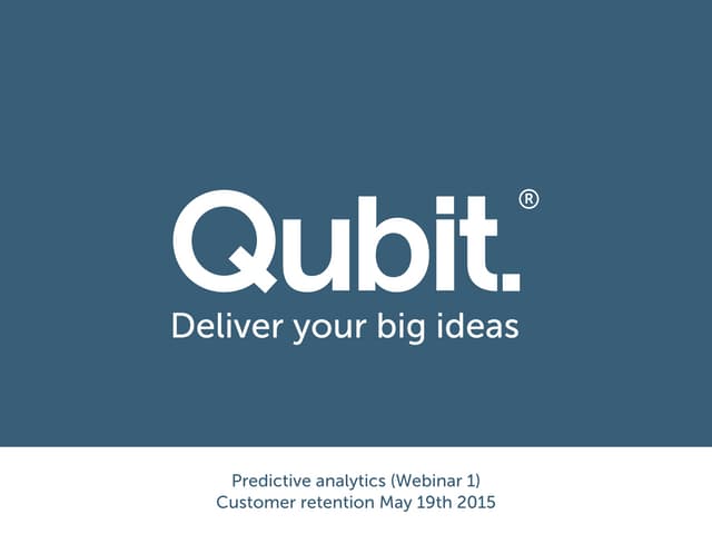 Predictive Analytics Retention Pdf