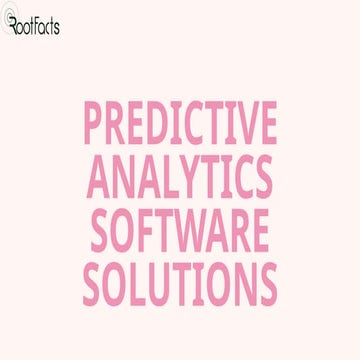Predictive Analytics Software Solutions.pptx
