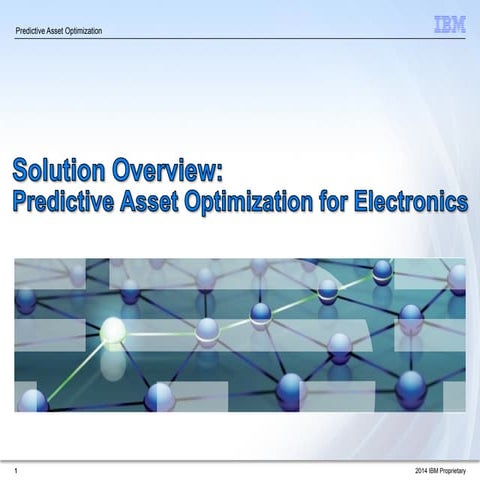 Predictive Asset Optimization - Advanced Analytics | PDF
