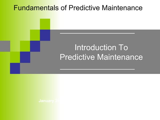 A CASE STUDY ON PREVENTIVE MAINTENANCE | PDF