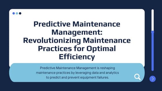 Implement Predictive Maintenance for Maximum Uptime | PDF