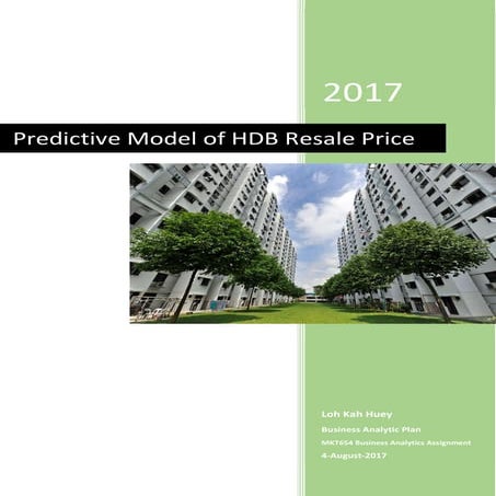 Predictive modeling for resale hdb evaluation price | PDF