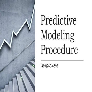 Predictive Modeling Procedure | PPT