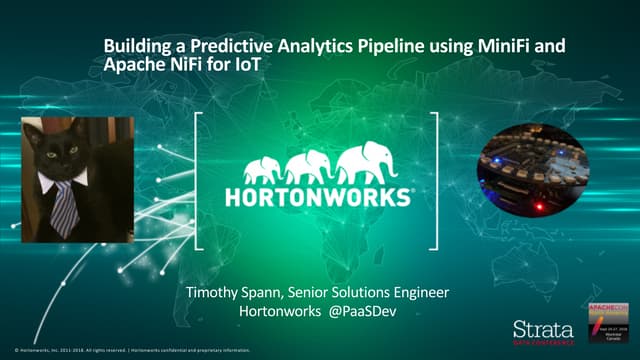 Open Source Predictive Analytics Pipeline With Apache Nifi And Minifi Princeton Ppt