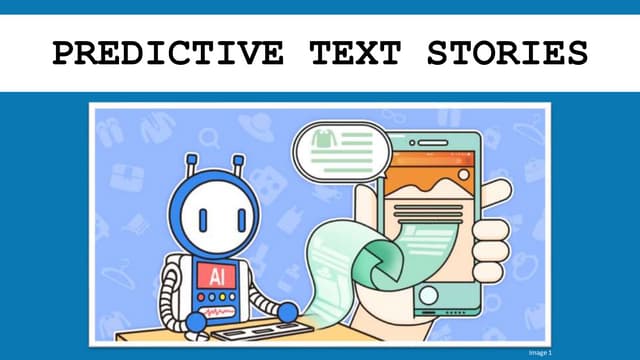 Predictive Text Stories Library Program Ppt