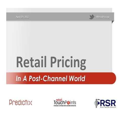 Retail Pricing in a Dynamic Promotional World | PDF