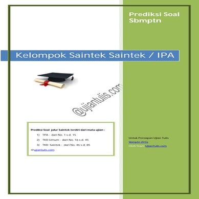 Prediksi sbmptn-jalur-saintek | PDF