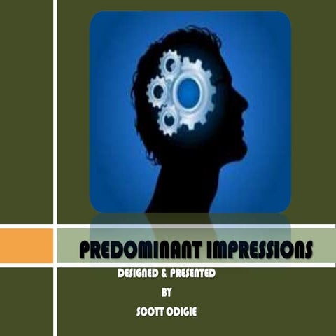 Predominant impressions | PPTX