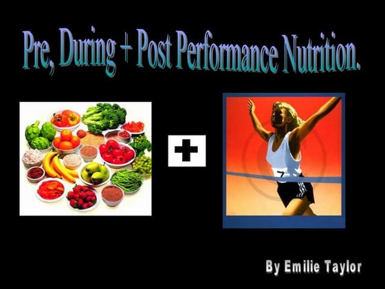 Nutrition for athletes | PPT