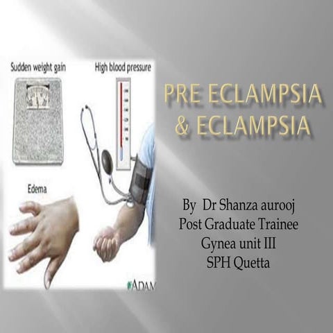Preeclampsia and eclampsia | PPT