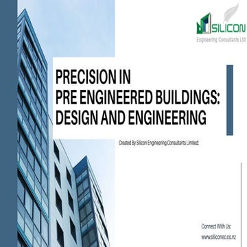 Pre Engineered Building Services | Silicon Engineering Consultants ...
