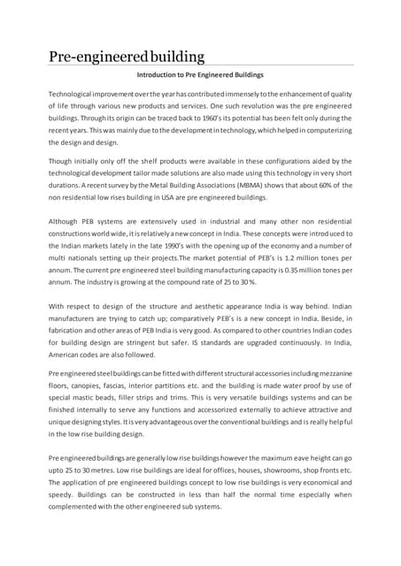 P.e.b. mini project report | PDF