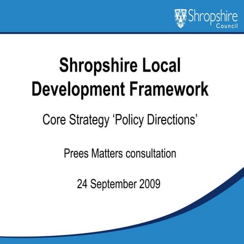 City Council Brighton Hove Core Strategy | PPTX