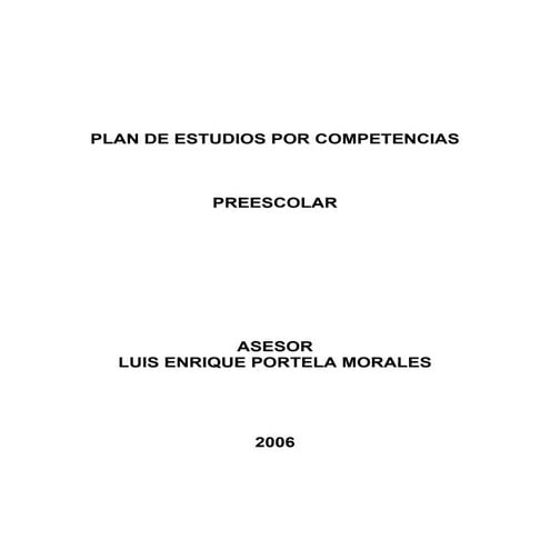 Preescolar | PDF