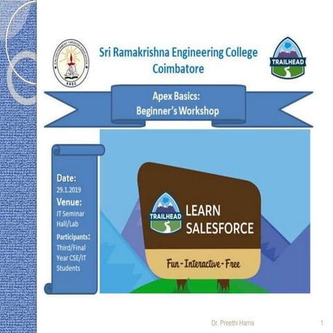 Preethi Apex Basics Jan19 Ppt 