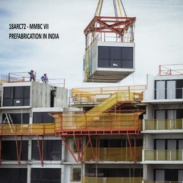 Prefabrication structures in construction | PDF