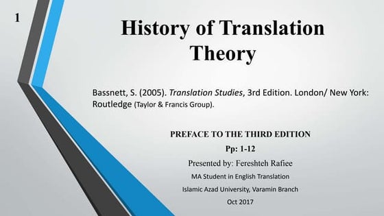 The summary of `Introducing Translation Studies` by Jeremy Munday | PDF ...