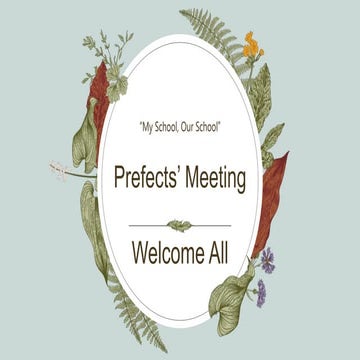 School Prefect Leadership Guide | PDF